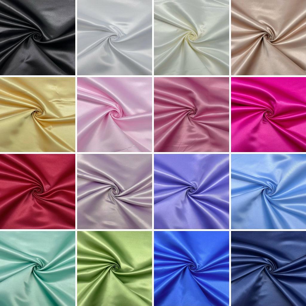 Plain Duchess Satin Fabric | Best UK Prices | Pound Fabrics