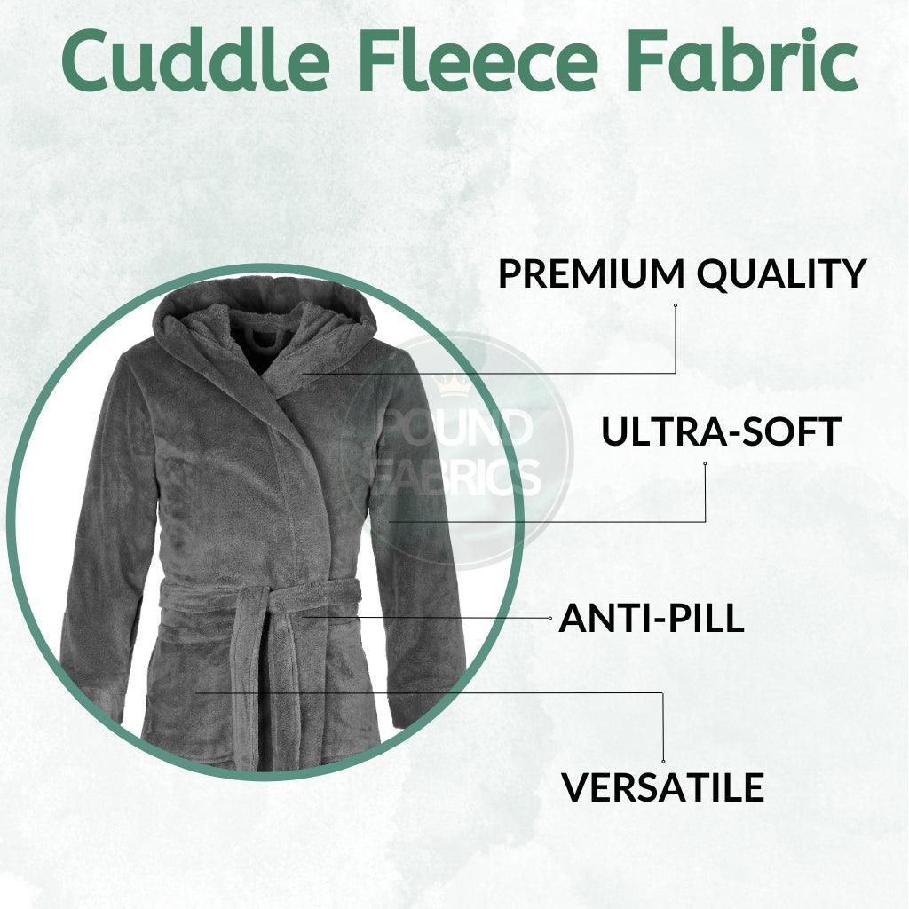 Plain Cuddle Fleece Fabric – Pound Fabrics