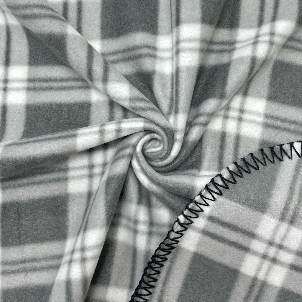 Checkered Fleece Blanket | Best UK Prices | Pound Fabrics
