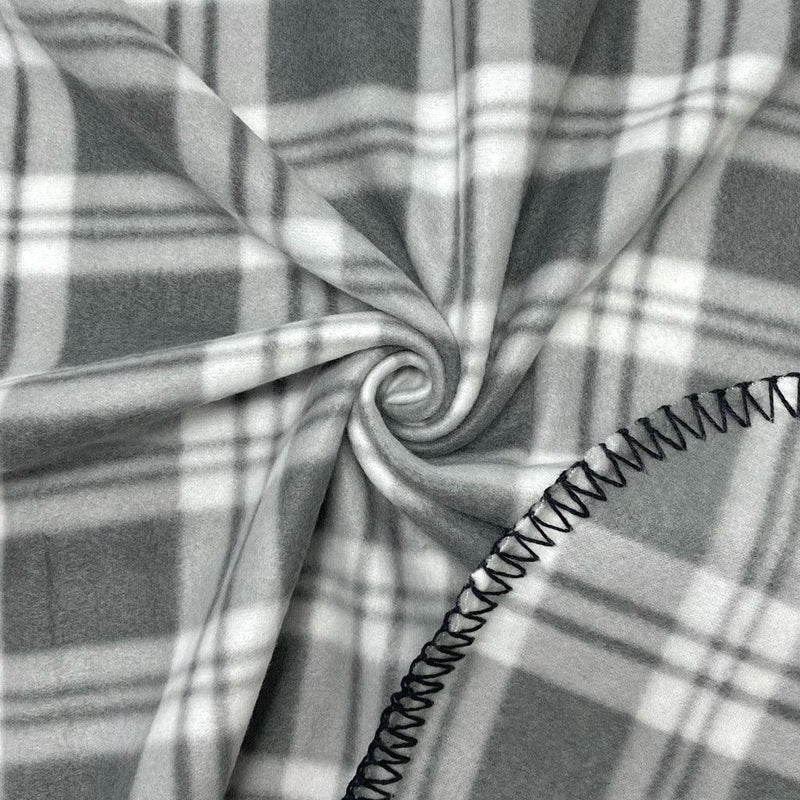 Checkered Fleece Blanket | Best UK Prices | Pound Fabrics