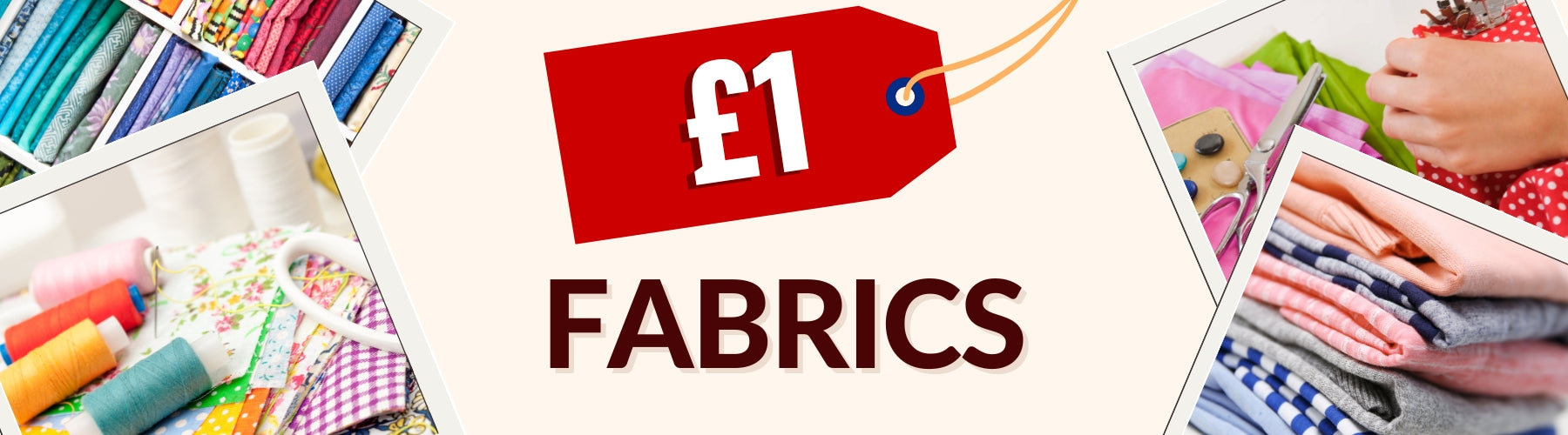 Pound Fabrics | Online Fabric Shop | Cheap Fabrics from £1