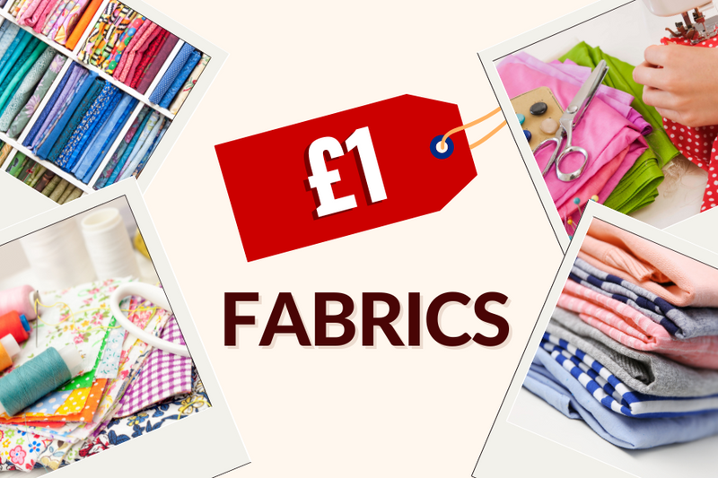 Cheap Fabrics from £1 | Online Fabric Shop | Pound Fabrics UK