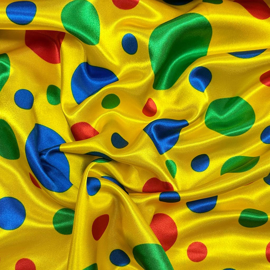 Large and Small Dots Satin Fabric – Pound Fabrics