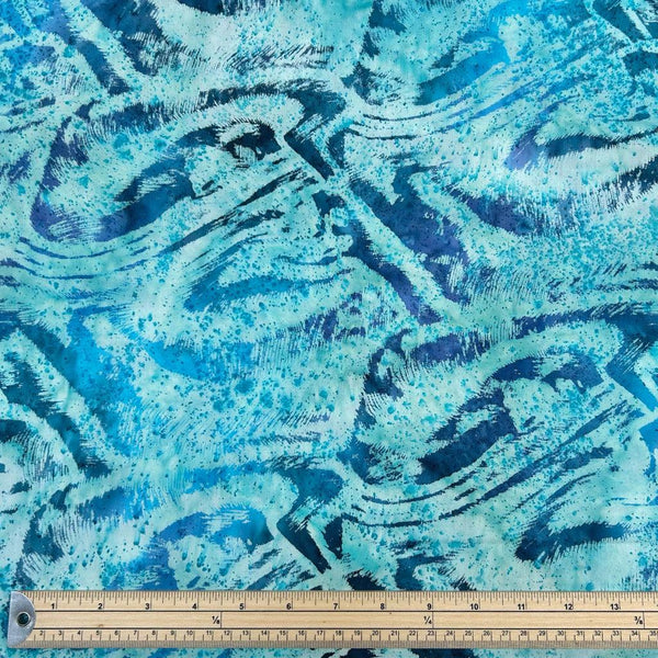 Waves Cotton Batik Fabric | Pound Fabrics