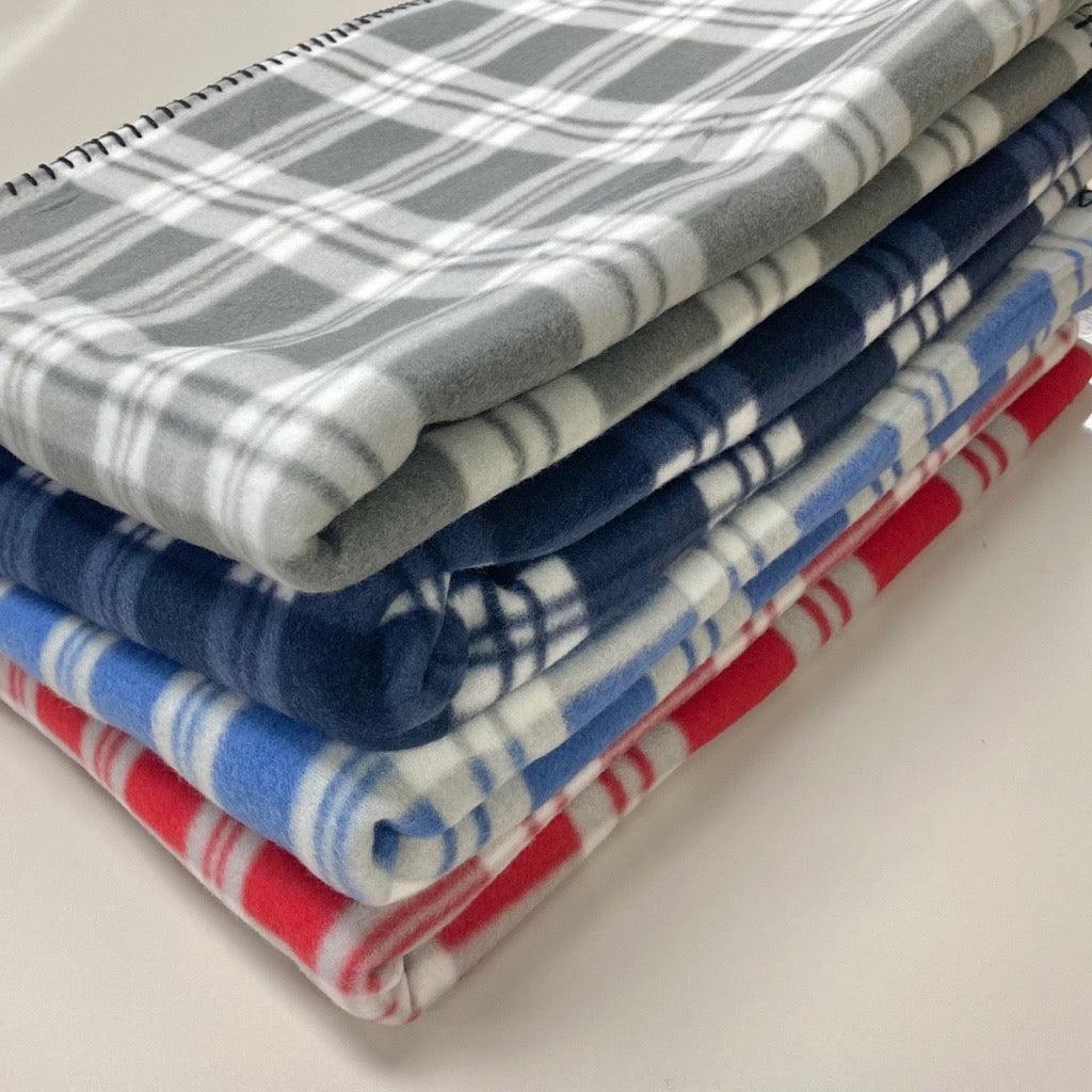 Checkered Fleece Blanket | Best UK Prices | Pound Fabrics