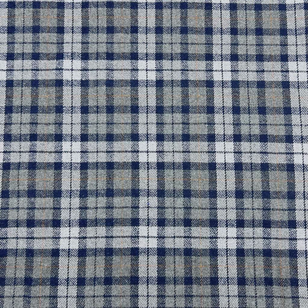 Soft Check Wool Blend Fabric | Best UK Prices | Pound Fabrics