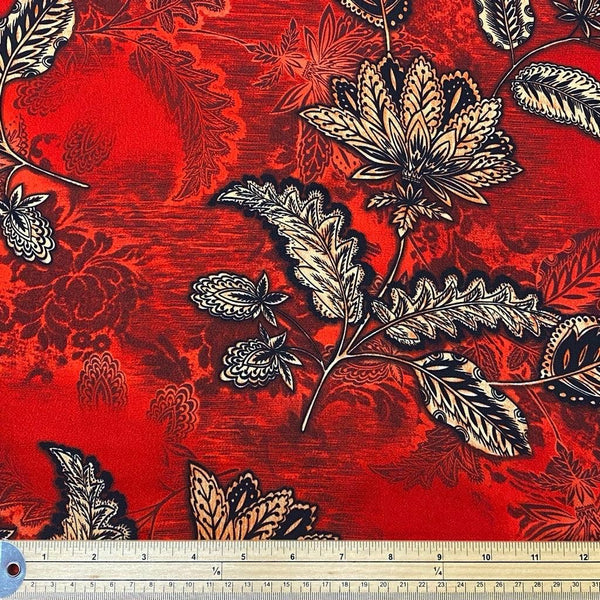Rustic Blooms Textured Satin Fabric – Pound Fabrics