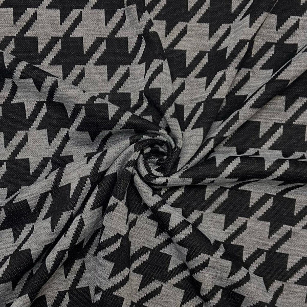 Dogtooth Knit Jersey Fabric | Best UK Prices | Pound Fabrics