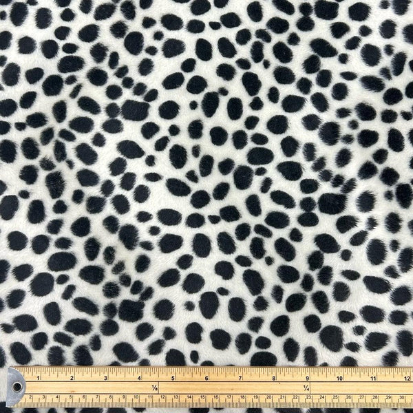 Dalmatian Print Velboa Fabric | Pound Fabrics