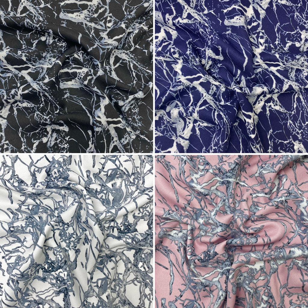 Buy Abstract Print Polyester Fabric Online | UK's Best Price Guarantee ...