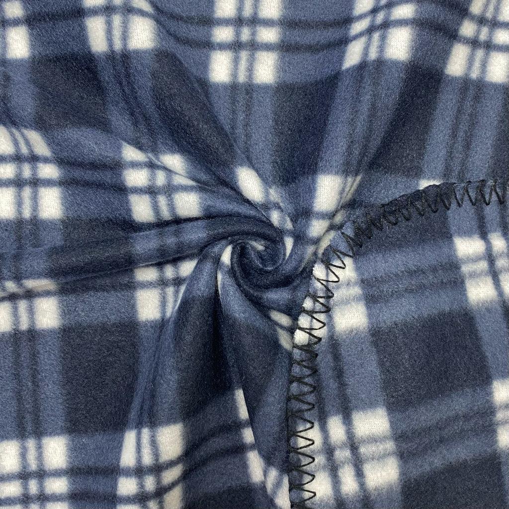 Checkered Fleece Blanket | Best UK Prices | Pound Fabrics