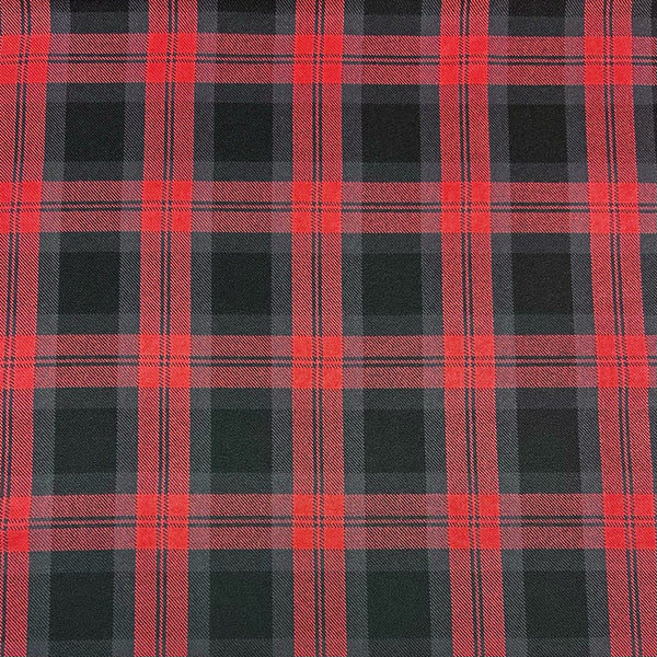 Red and Black Checkered Suiting Fabric | Pound Fabrics