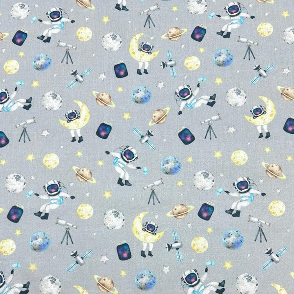 Space Time Cotton Poplin Fabric | Best UK Prices | Pound Fabrics