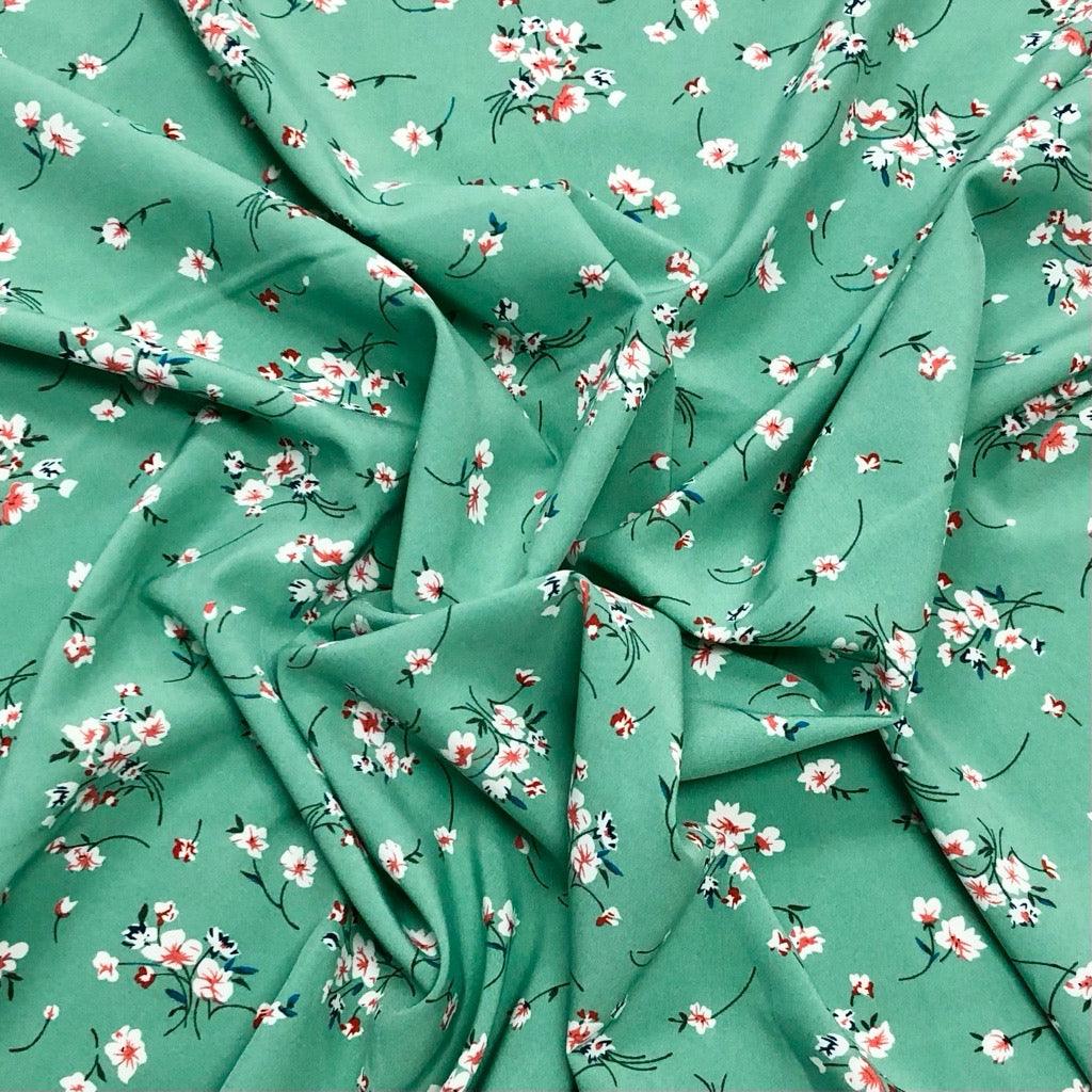 Mini Flowers Stretch Polyester Fabric – Pound Fabrics