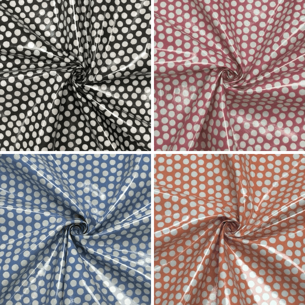 Buy White Spots PVC Coated Cotton Fabric Online | UK's Best Price ...