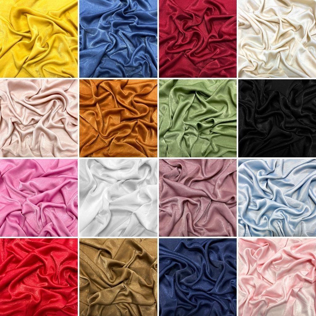 Velvet Touch Satin Fabric | Best UK Prices | Pound Fabrics